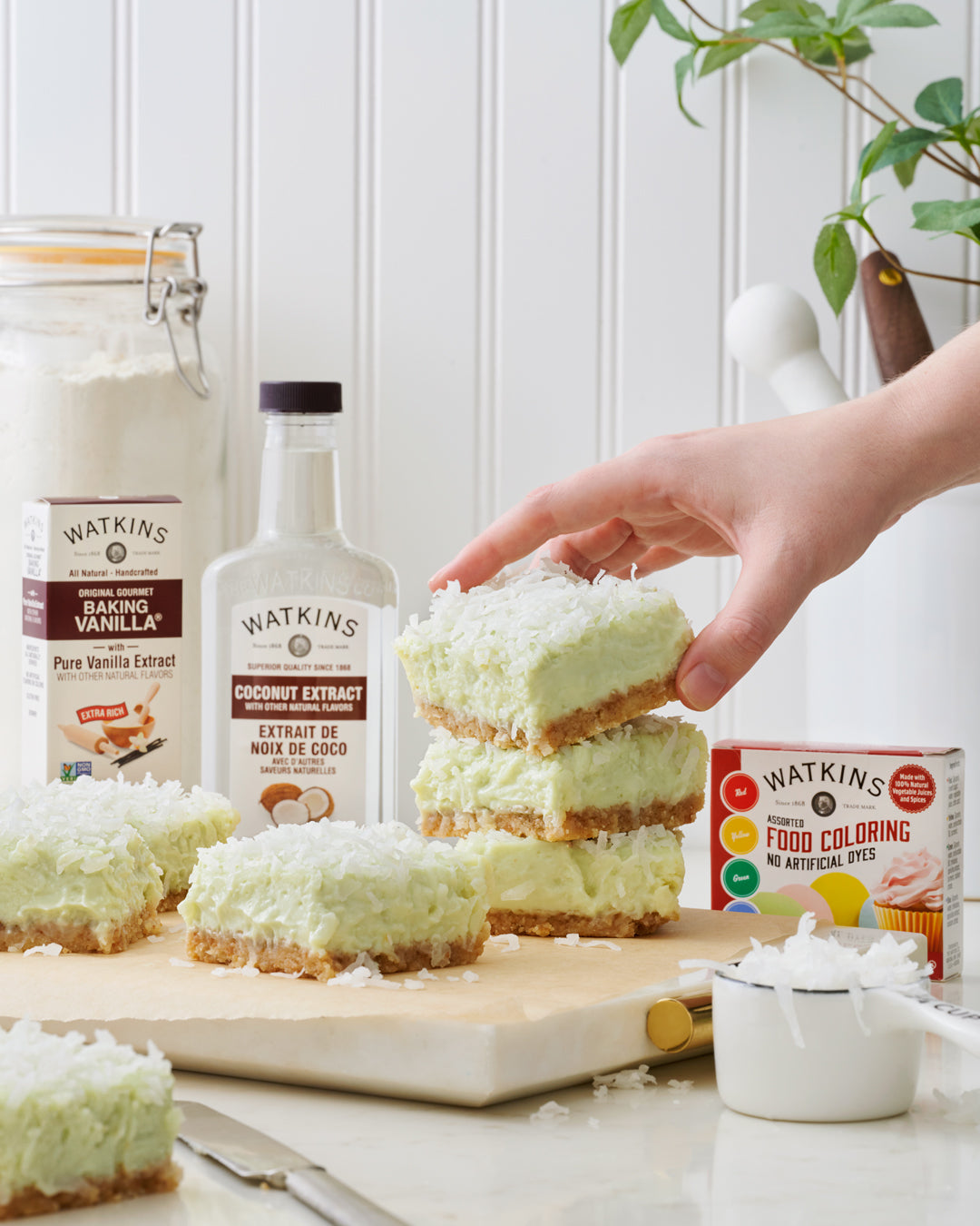 Coconut Lime Bars – Watkins